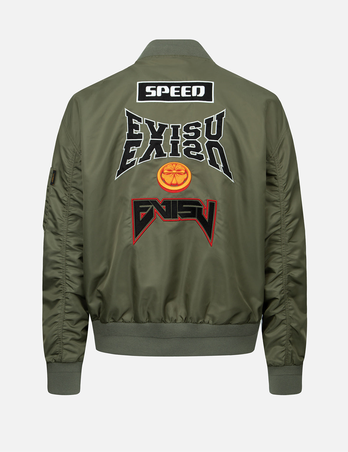 Logo and Kamon Embroidered MA-1 Bomber Jacket – EVISU
