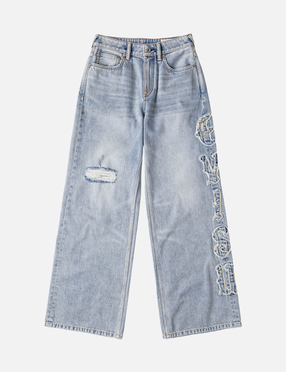 Evisu Applique Distressed Jeans – EVISU